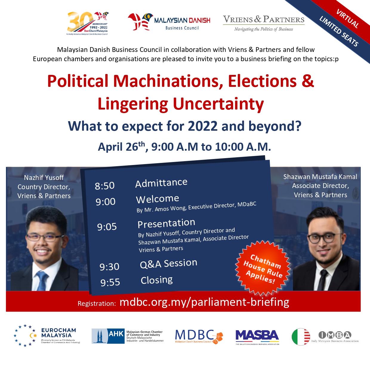 MDaBC - 7th Parliamentary Briefing on Political machinations, elections ...