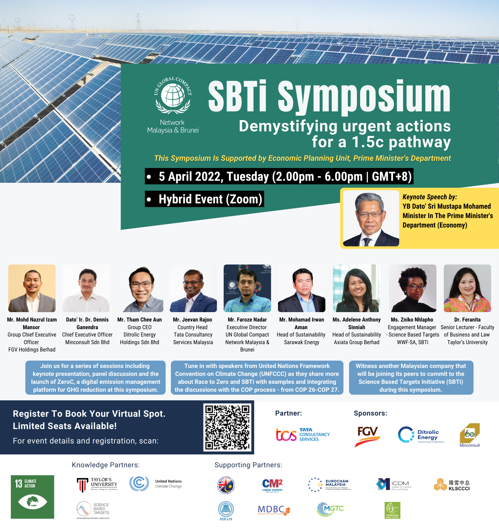 UNGCMYB - SBTi Symposium: Demystifying urgent actions for a 1.5c pathway