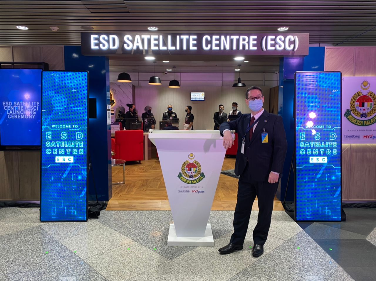 Launch of the Expatriate Service Division Satellite Centre (ESC) at KLIA 1